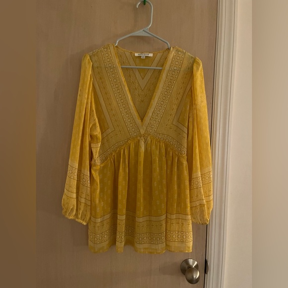 Tops | Rose Olive Sunshine Gold Tunic Top | Poshmark